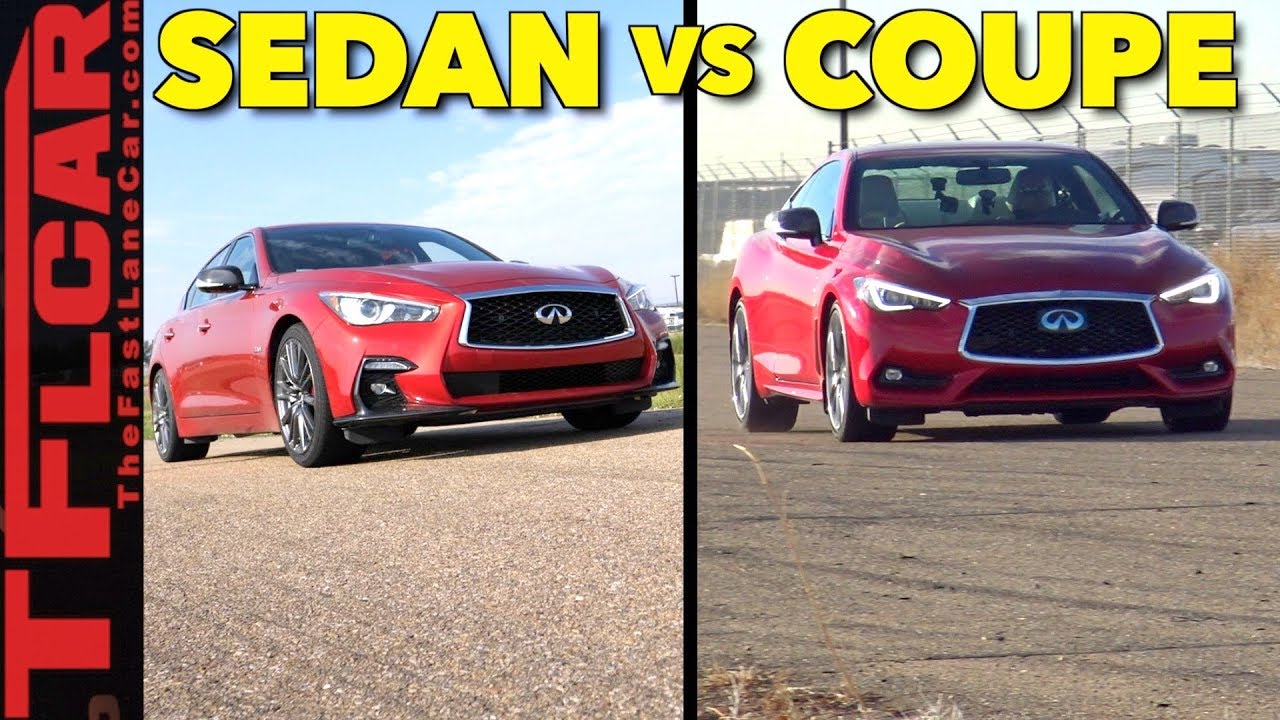 Sedan Vs Coupe 2018 Infiniti Q50 Vs Q60 S Red Sport Hot Or Not Youtube