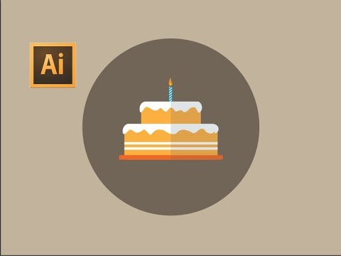 Illustrator How To Make Birthday Cake For Beginner Adobe
