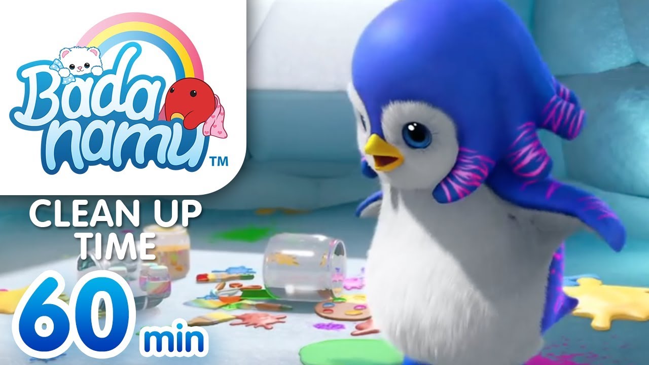 Clean Up Time Badanamu Compilation L Nursery Rhymes Kids Songs