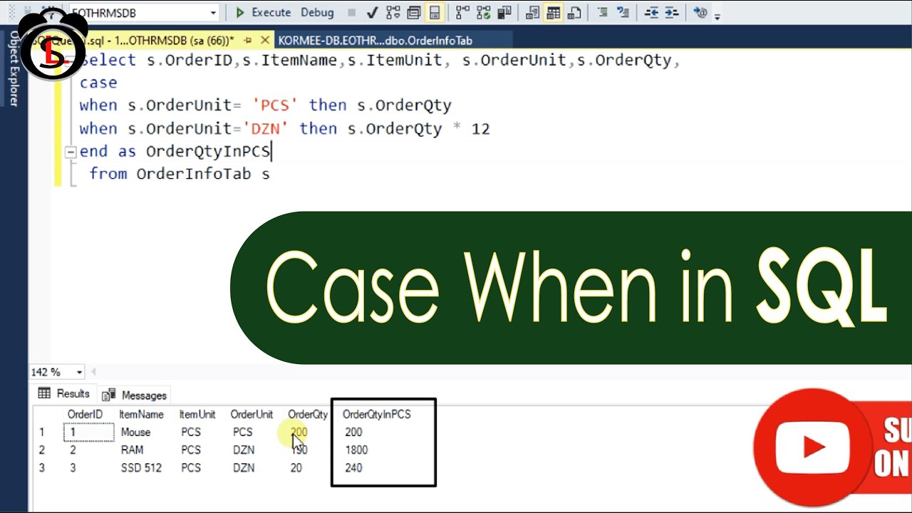 Sql Case Statement With Multiple Conditions Youtube