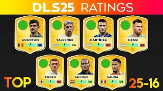 Dls 25 Is Coming Highest Rated Players Top 25 16 Dream League Soccer ...
