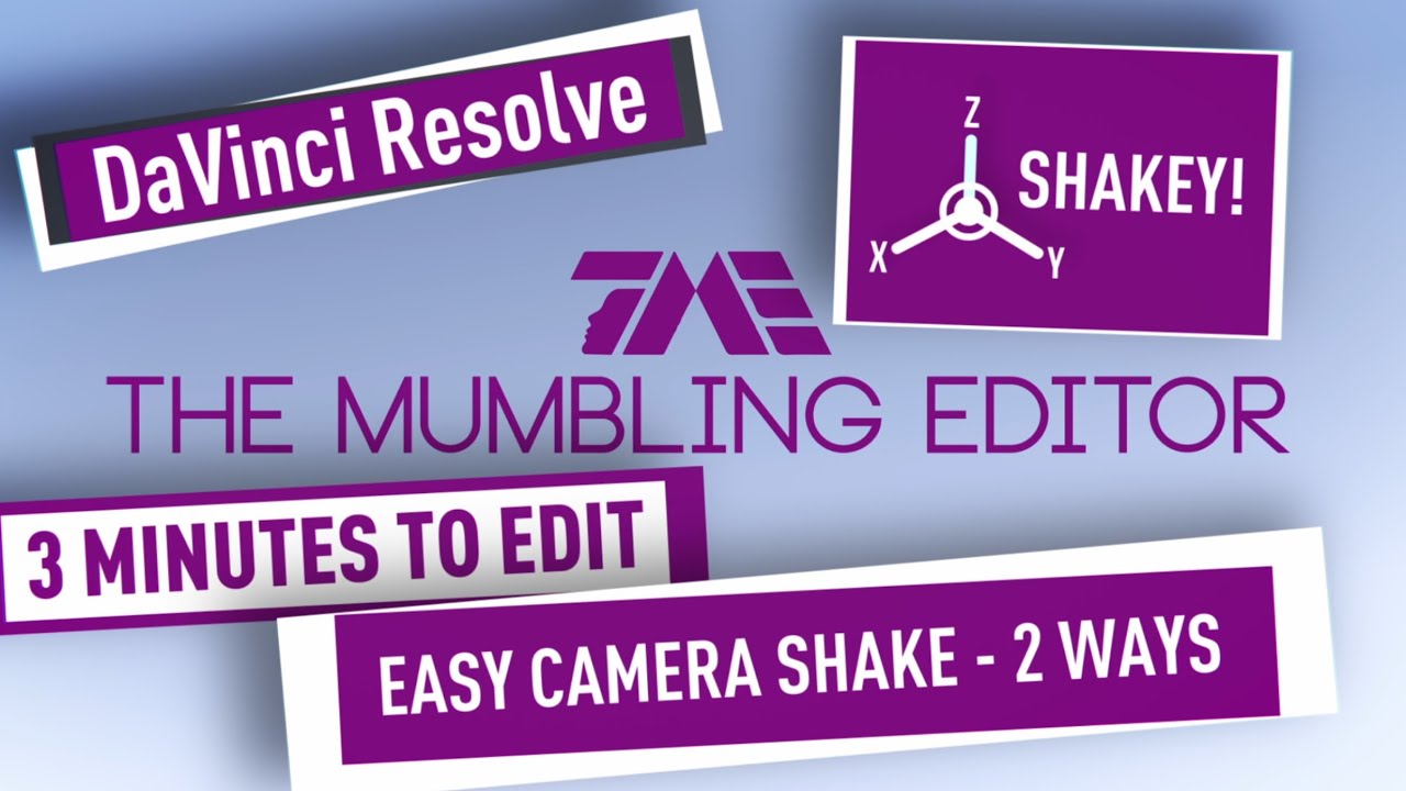 Easy Camera Shake Youtube