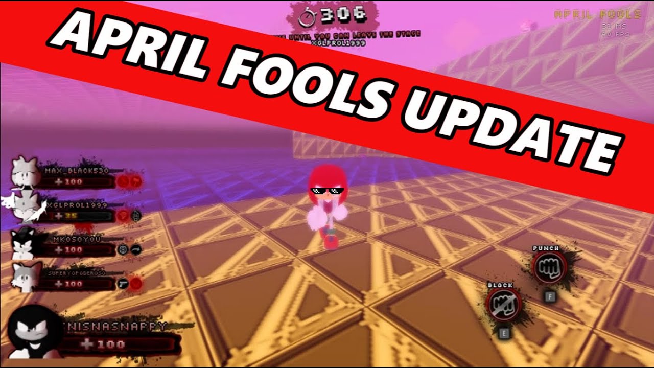 Knuckles Plays The April Fools Update Sonic Exe The Disaster Youtube