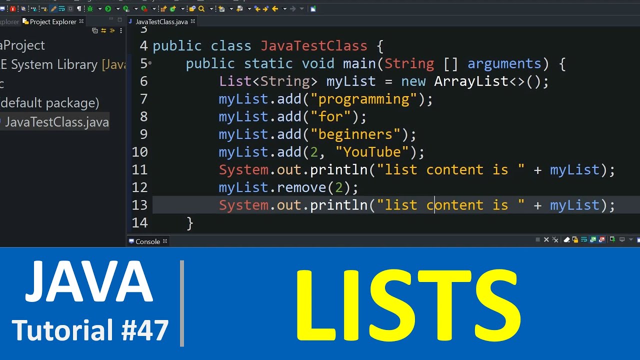 How To Use Java List At Charlotte Mcgowan Blog