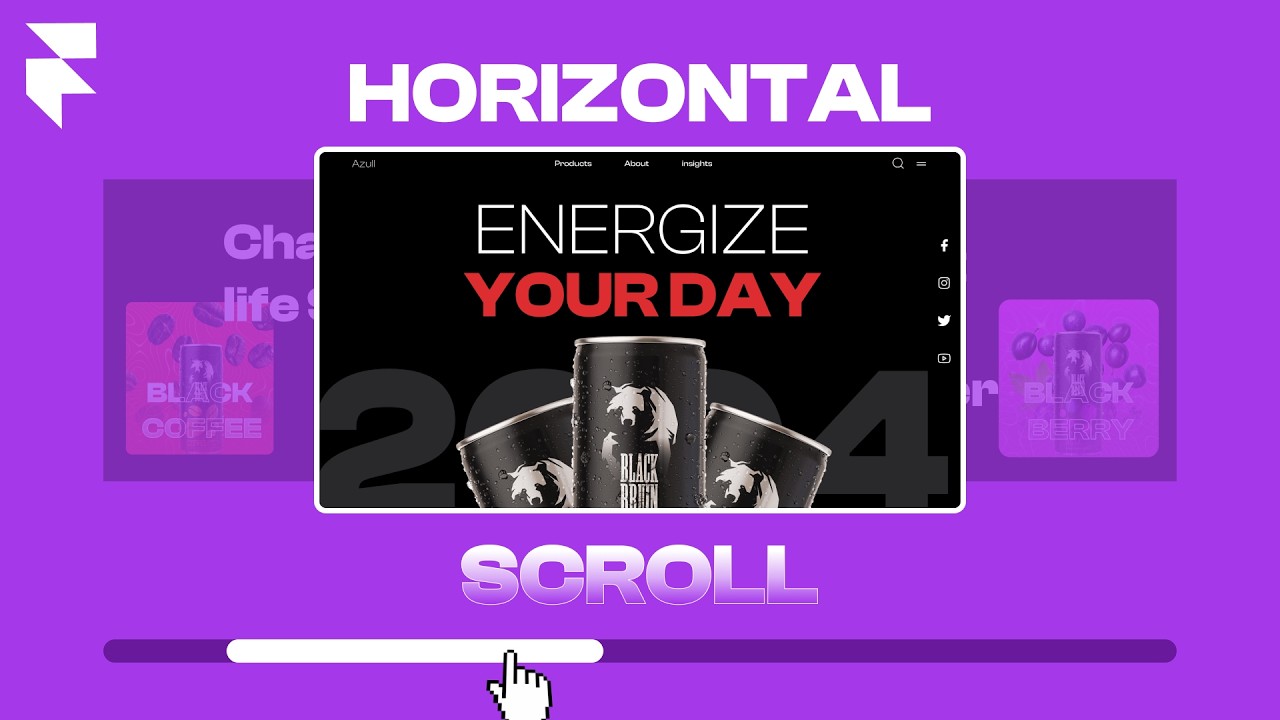 Horizontall Scroll Animation Framer Tutorial Youtube