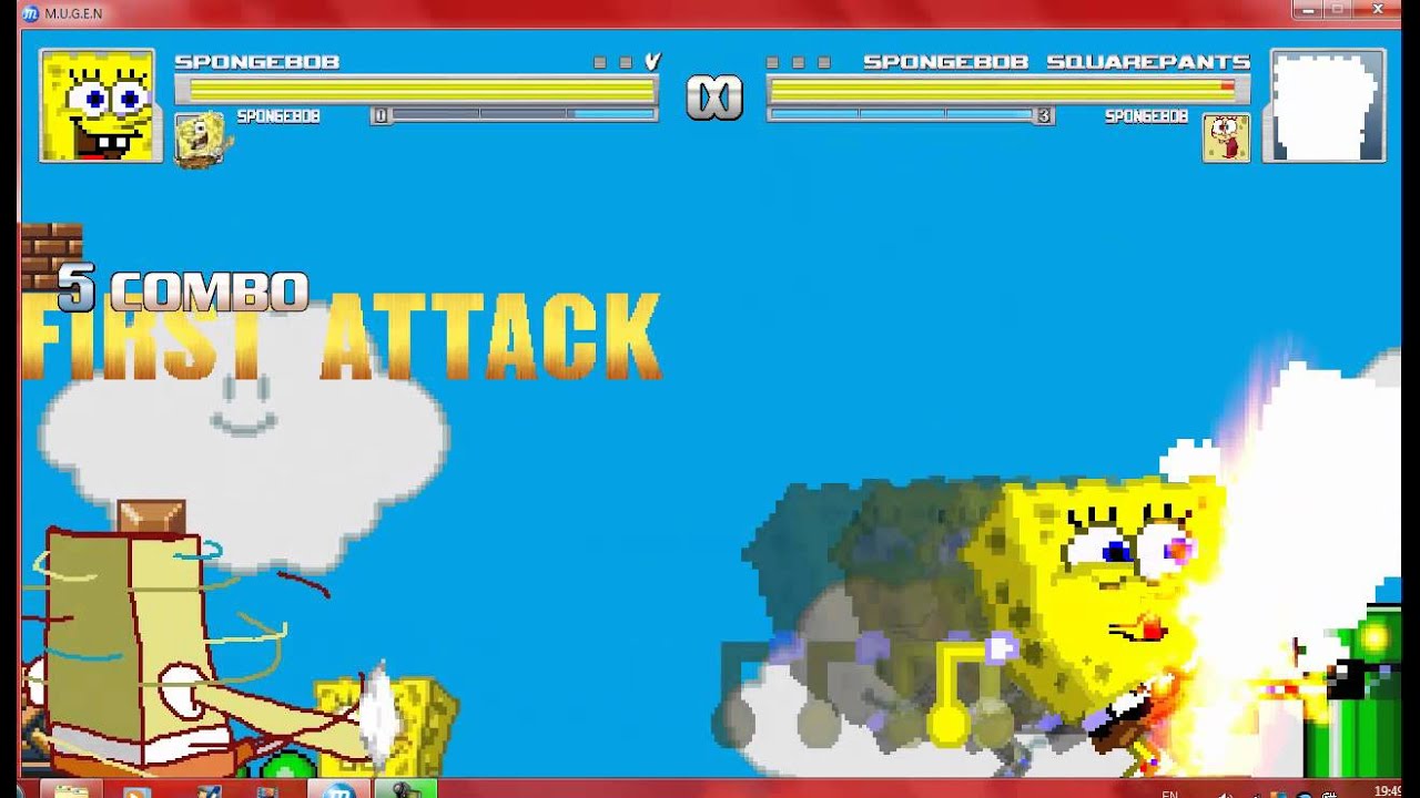 Mugen Spongebob Battle 1 Youtube