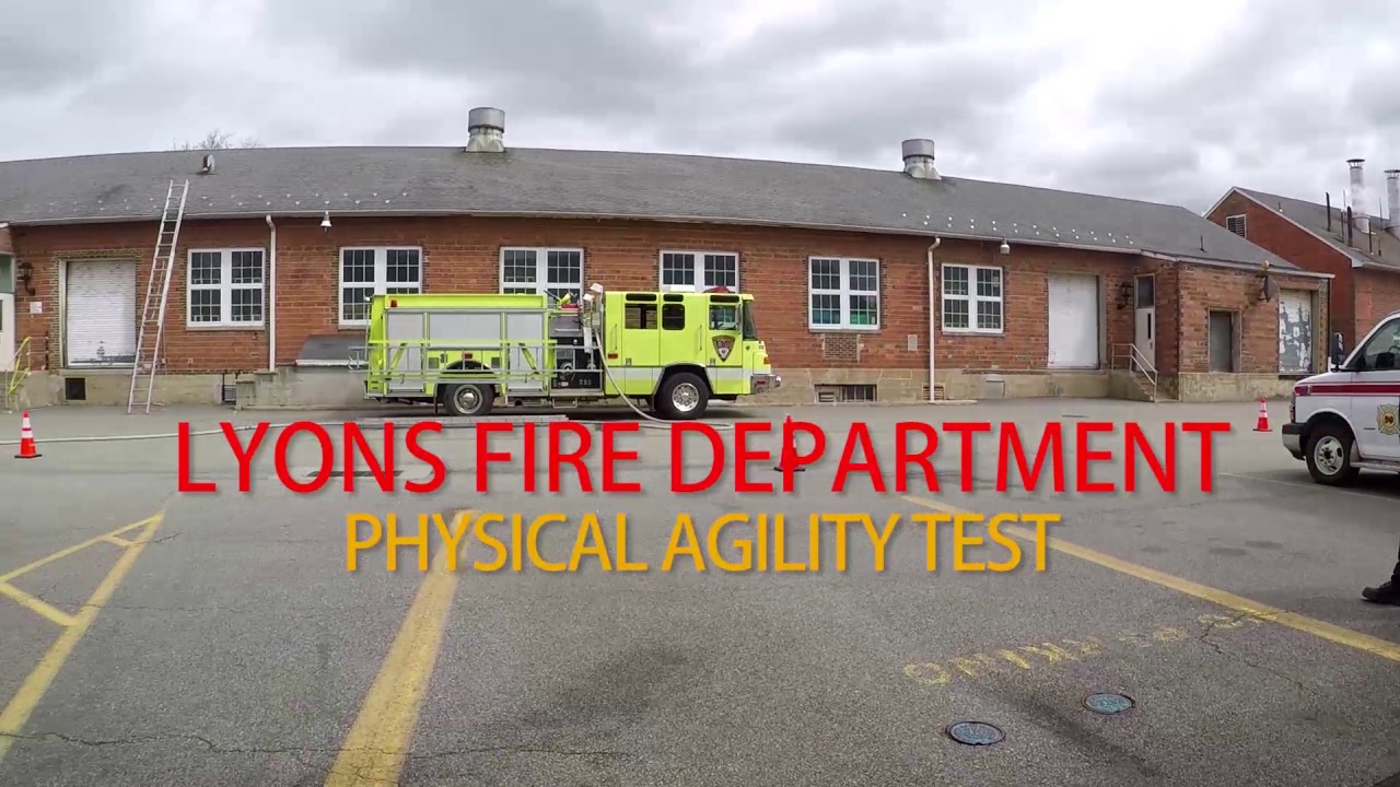 Lyons Fire Department Physical Agility Test Youtube