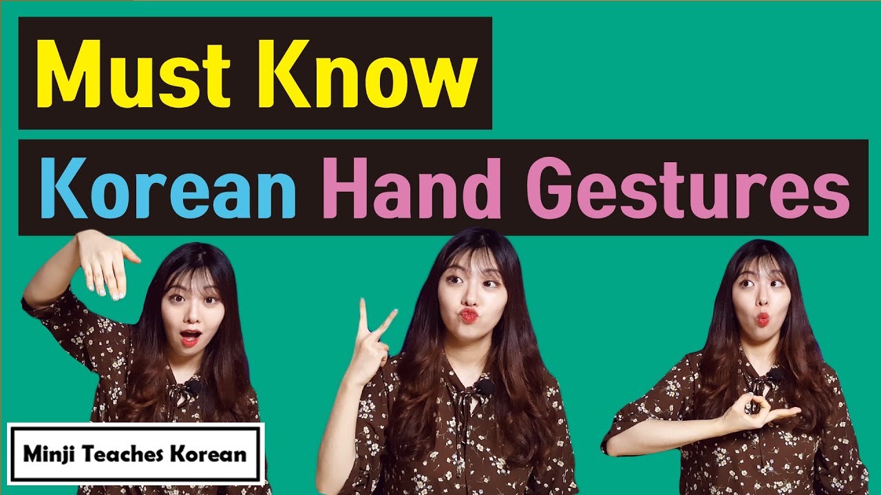Korea Driving Hand Signals Unionfess