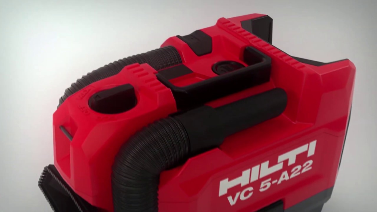 Introducing The New Hilti Cordless Vacuum Cleaner Vc 5 A22 Youtube