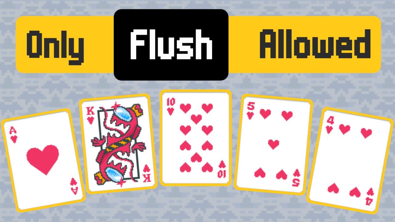 Flush Only No Other Hands Allowed Youtube