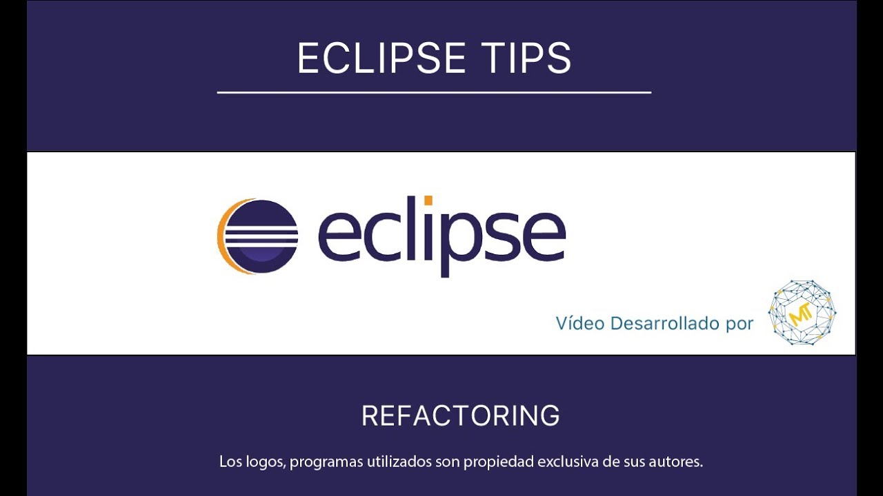 Eclipse Tips Refactoring Youtube