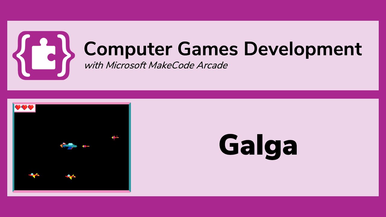 Makecode Arcade Galga Youtube