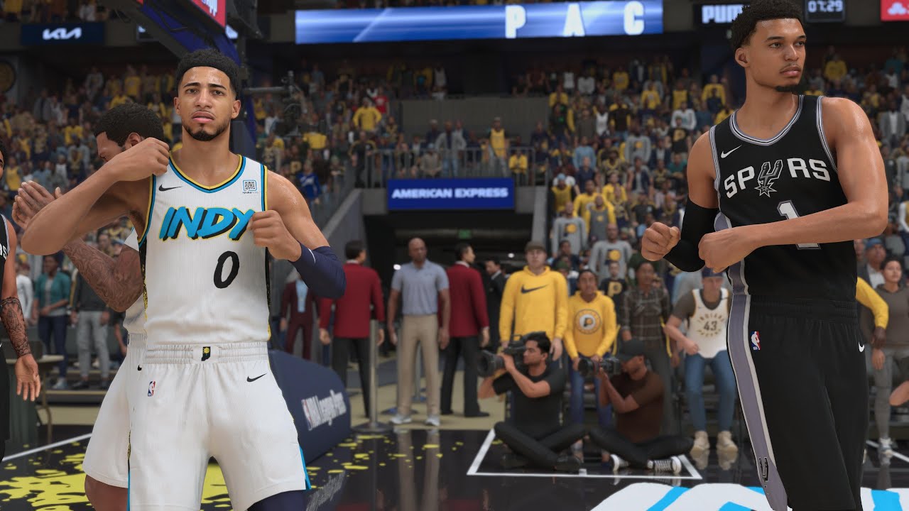 Nba San Antonio Spurs Vs Indiana Pacers Gameplay Ps5 Uhd Youtube