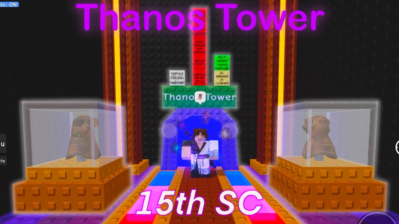 Thanos Tower Jtoh Roblox 15th Sc Youtube