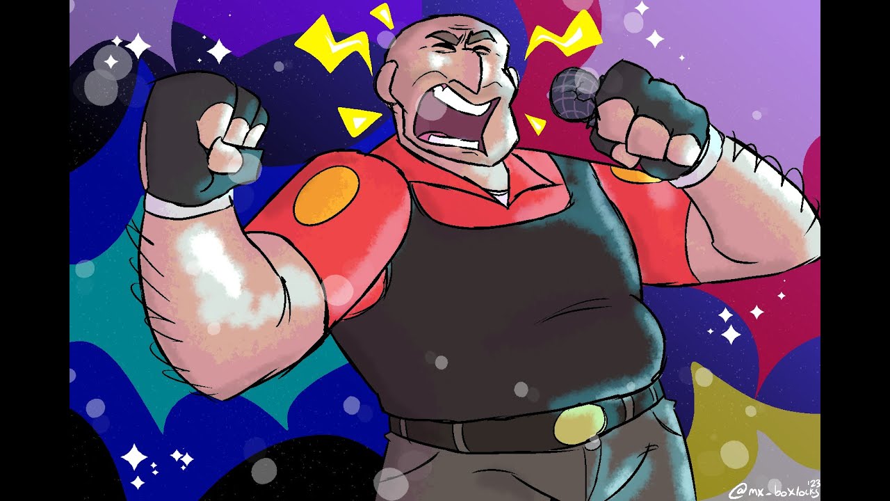 Heavy Metal Tf2 Speedpaint Youtube