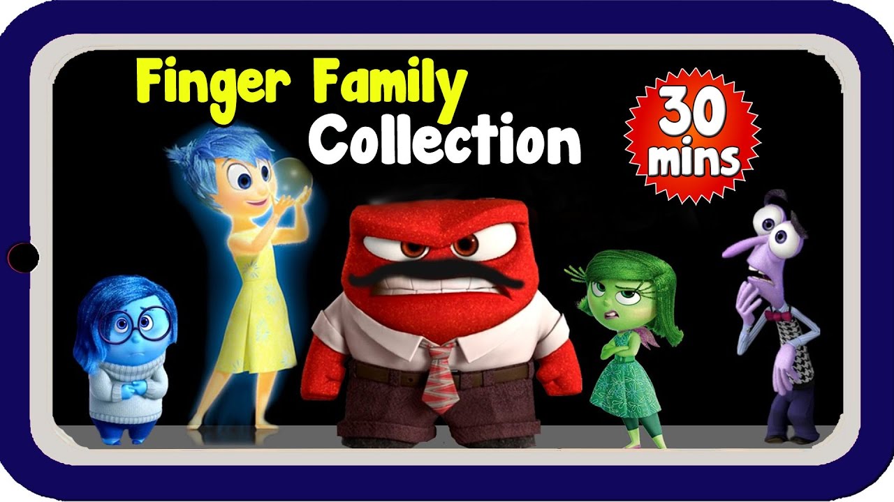 Inside Out Finger Family Compilation Finger Family Songs Nursery