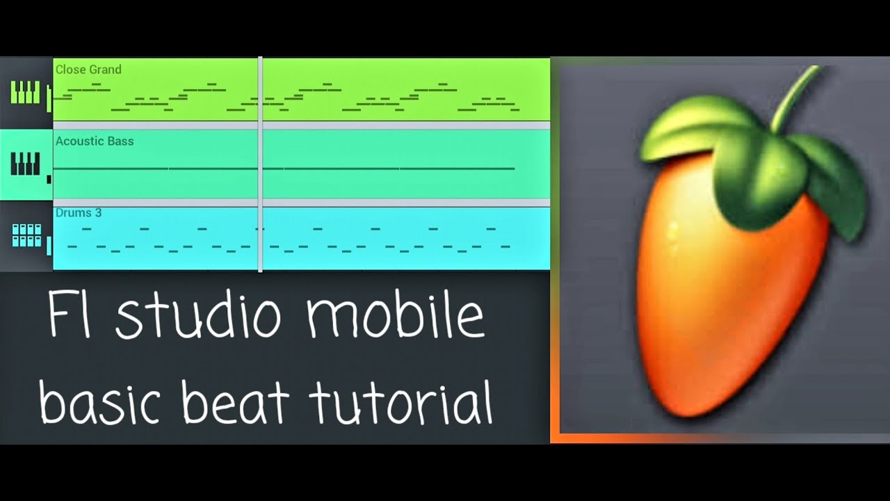 Tutorial How To Make A Basic Beat On Fl Studio Mobile Youtube
