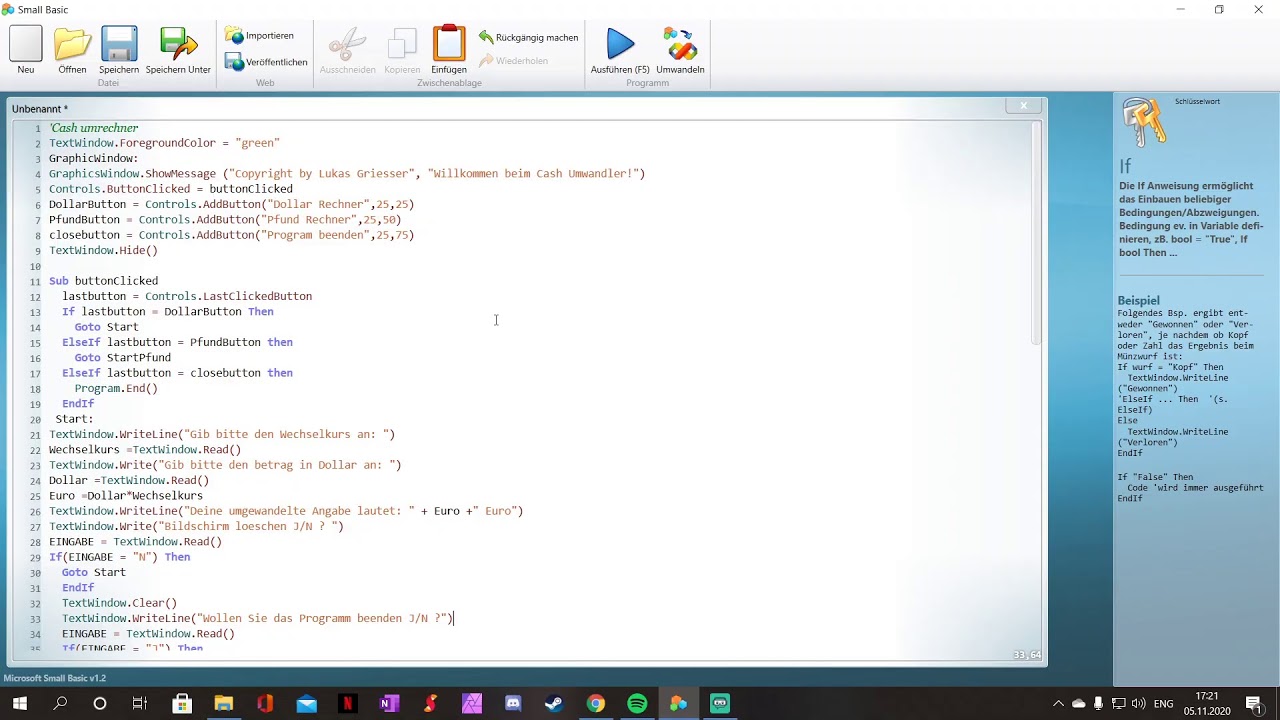 Small Basic Tutorial 01 Youtube