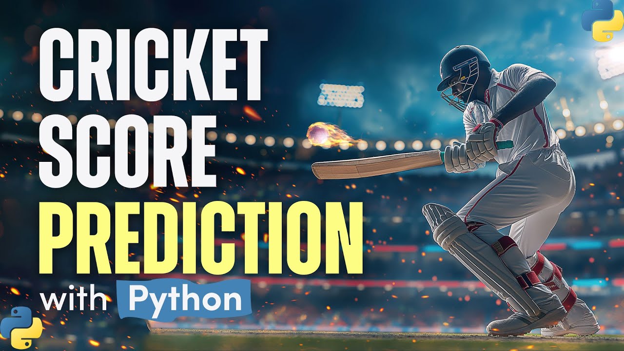 Python Beginners Project Predict Cricket Score Live Project