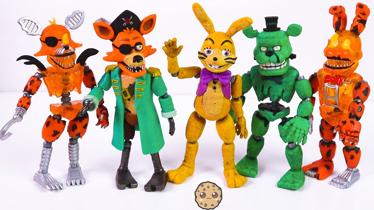 Five Nights At Freddy S Curse Of Dreadbear Full Set Of Figures Youtube