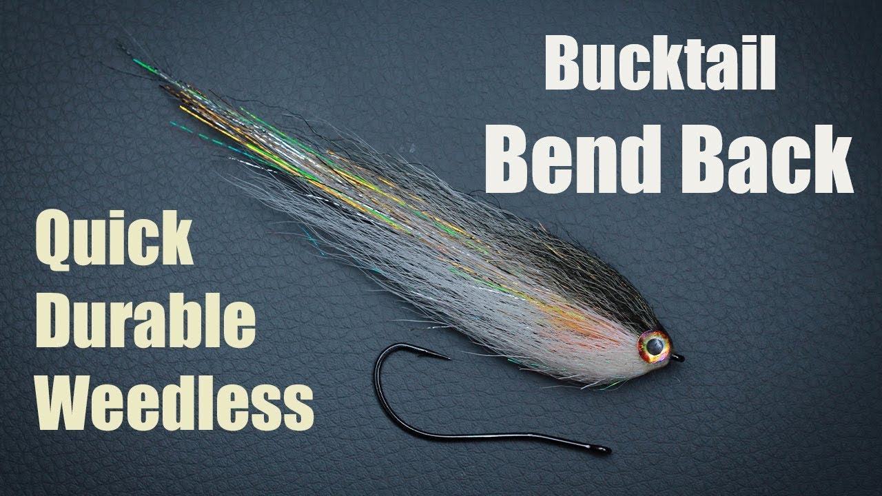 Tying The Deadly Bucktail Bend Back Pike Zander Perch Bass Youtube