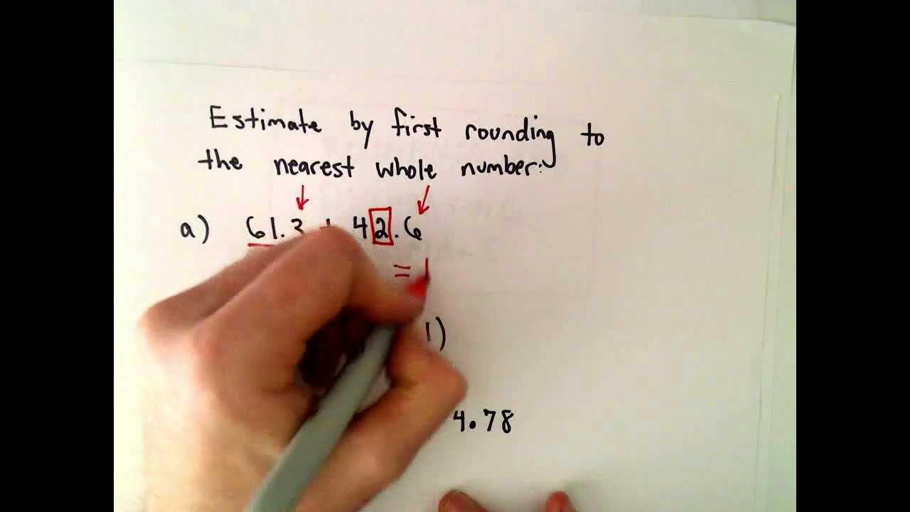 Estimating Sums And Products By Rounding Youtube