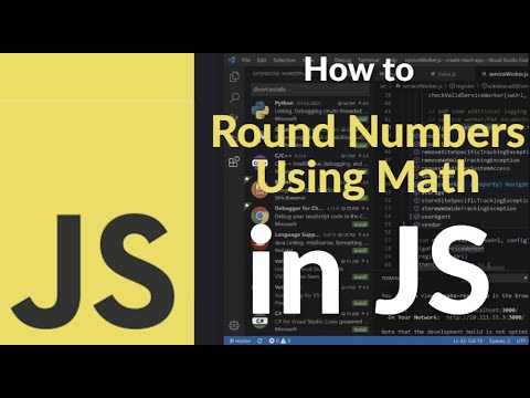 How To Round Numbers Using Math In Javascript Math Round Math