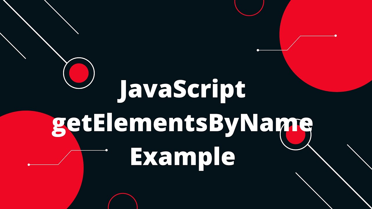 Javascript Tutorial In Hindi 56 Javascript Getelementsbyname Example