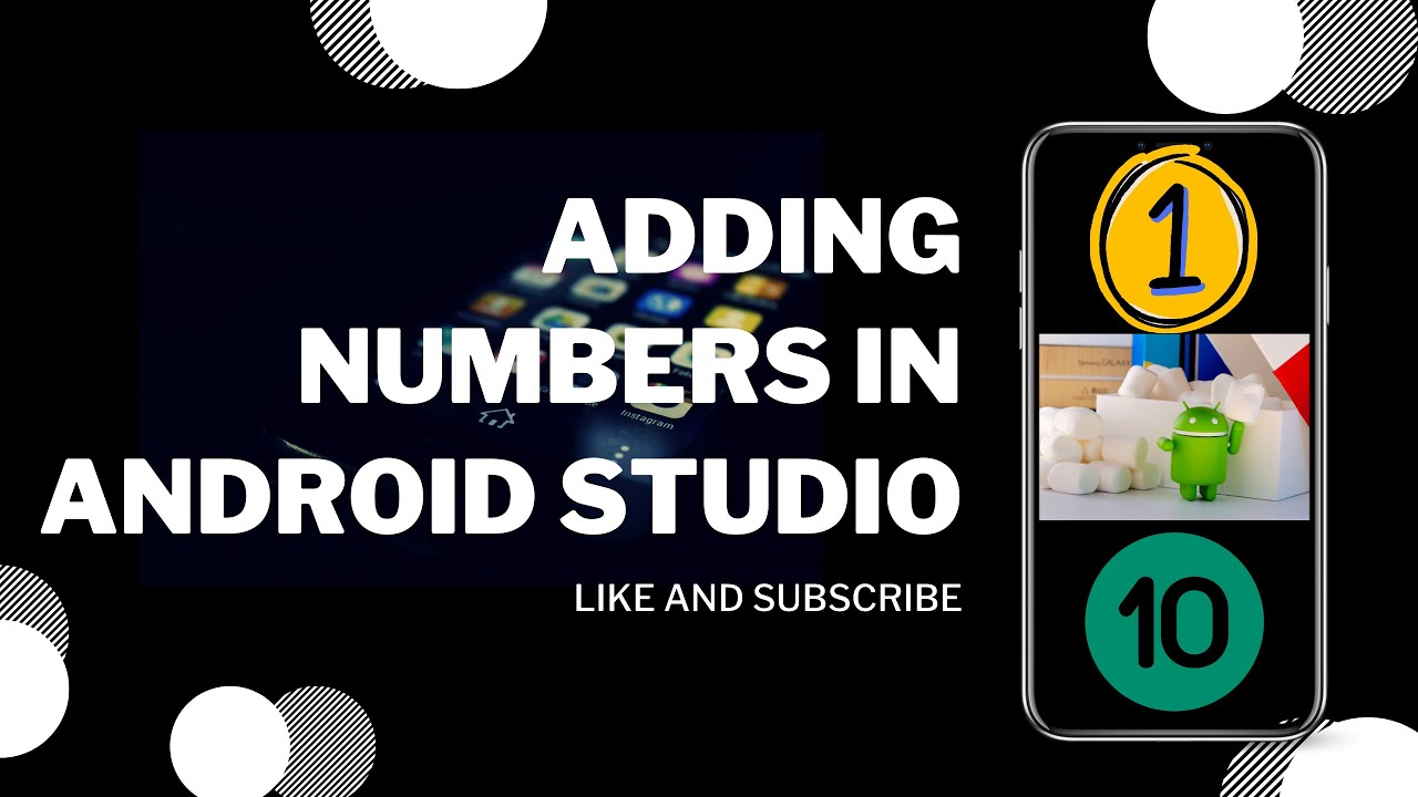 Adding Numbers In Android Studio 2024 Youtube