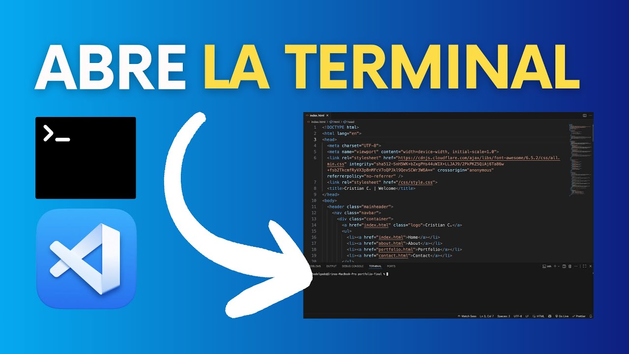 Cómo Abrir Una Terminal En Visual Studio Code Vsc Fácil Y Rápido
