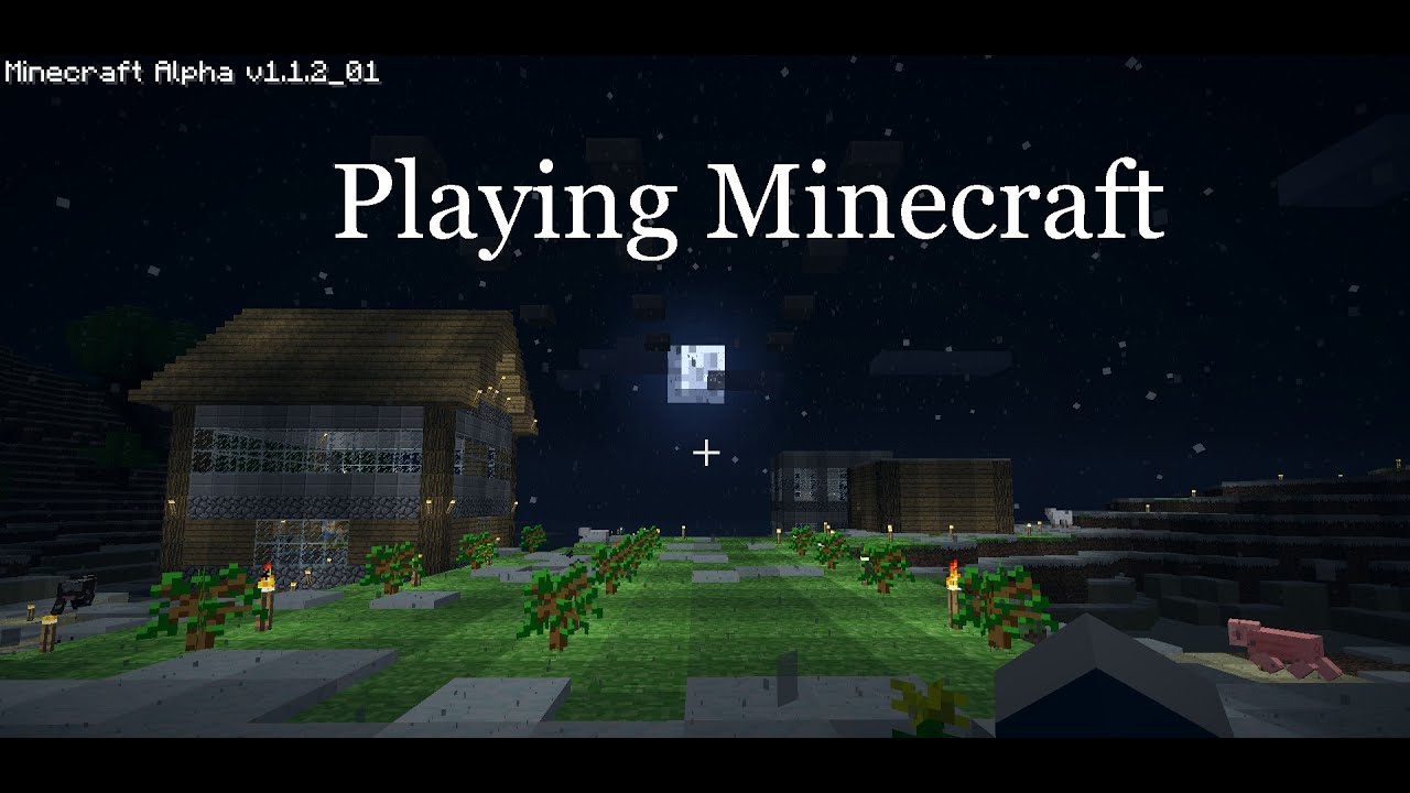 Playing Minecraft Youtube