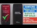 Samsung Galaxy A02s Sm A025u Android 10 Frp Google Lock Bypass No ...