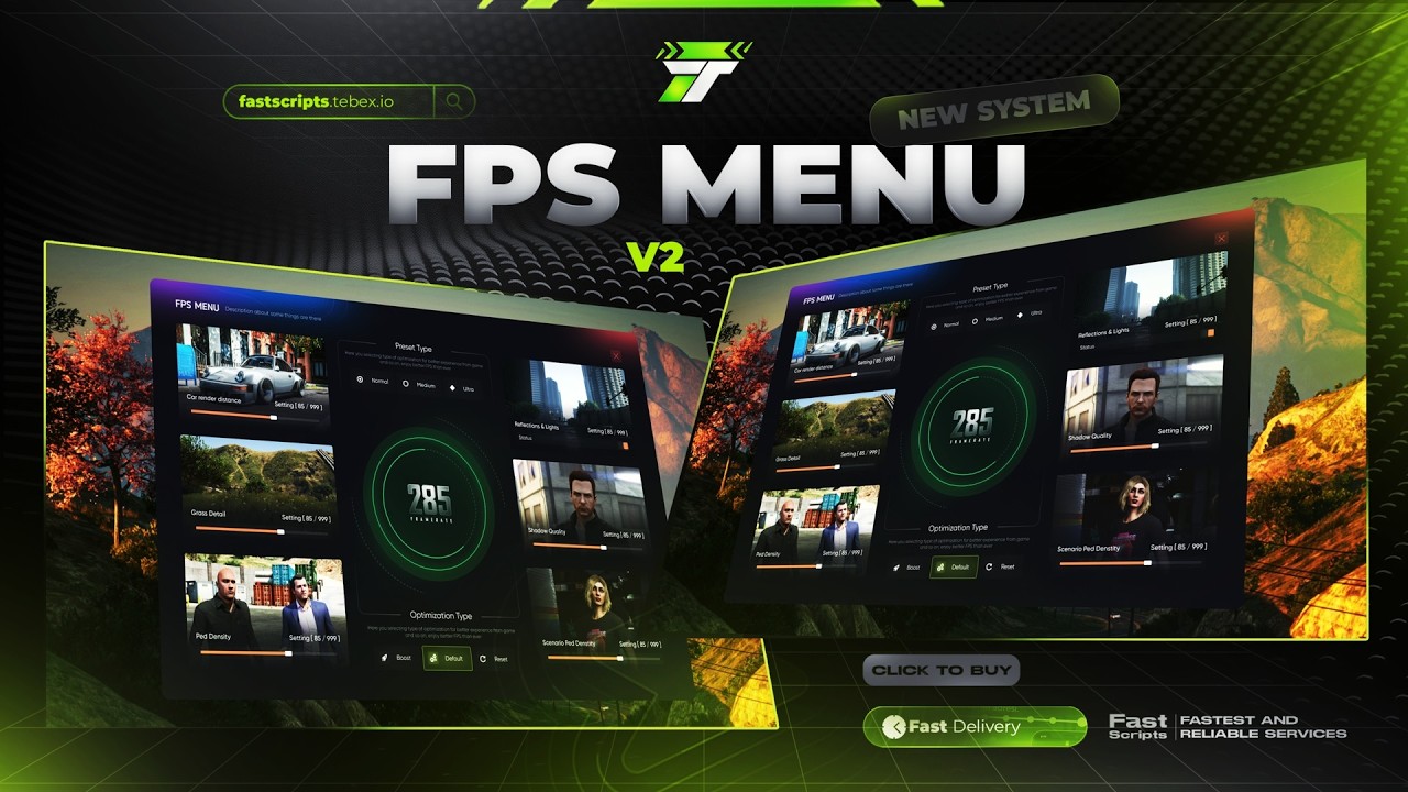 Fast Scripts Fps Menu V2 Standalone Youtube