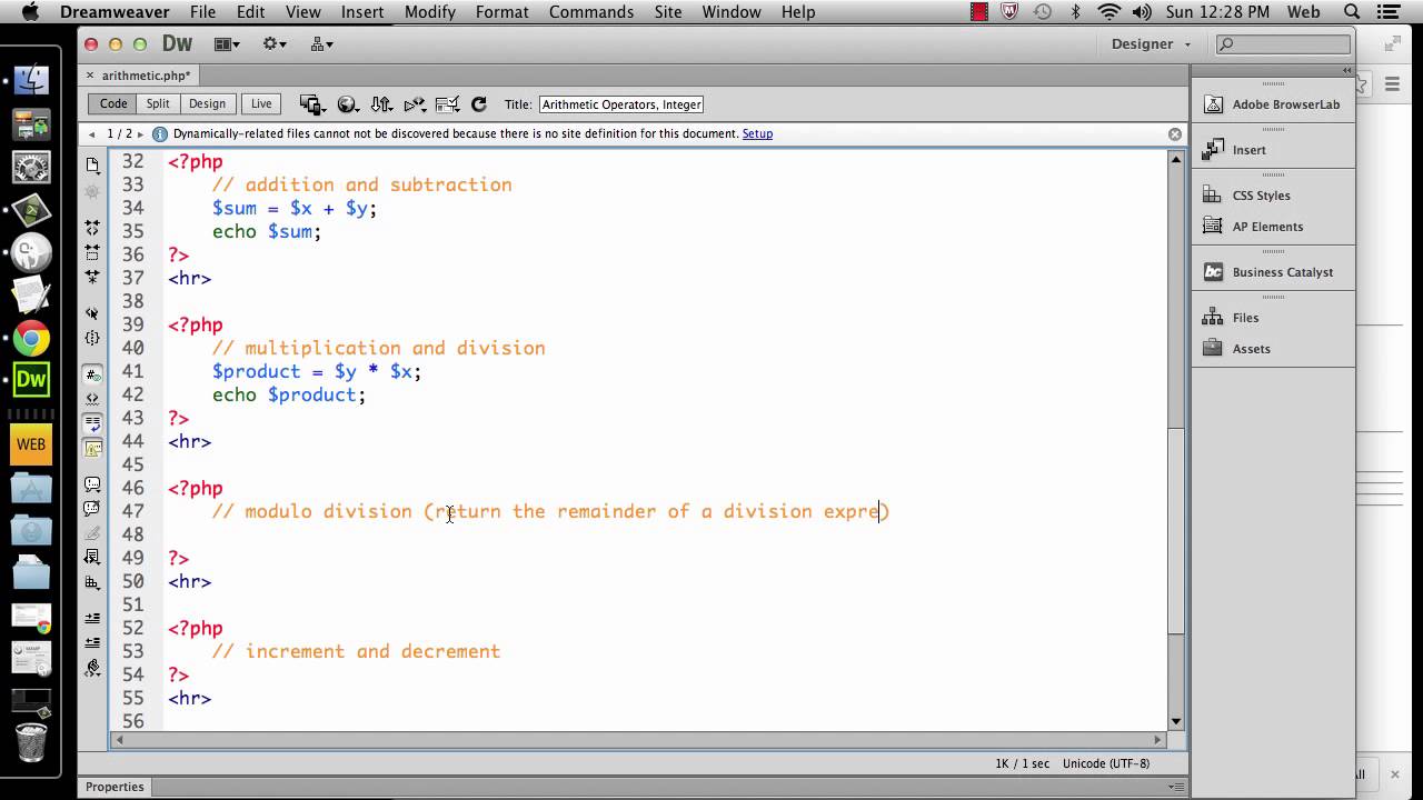 Arithmetic In Php Youtube