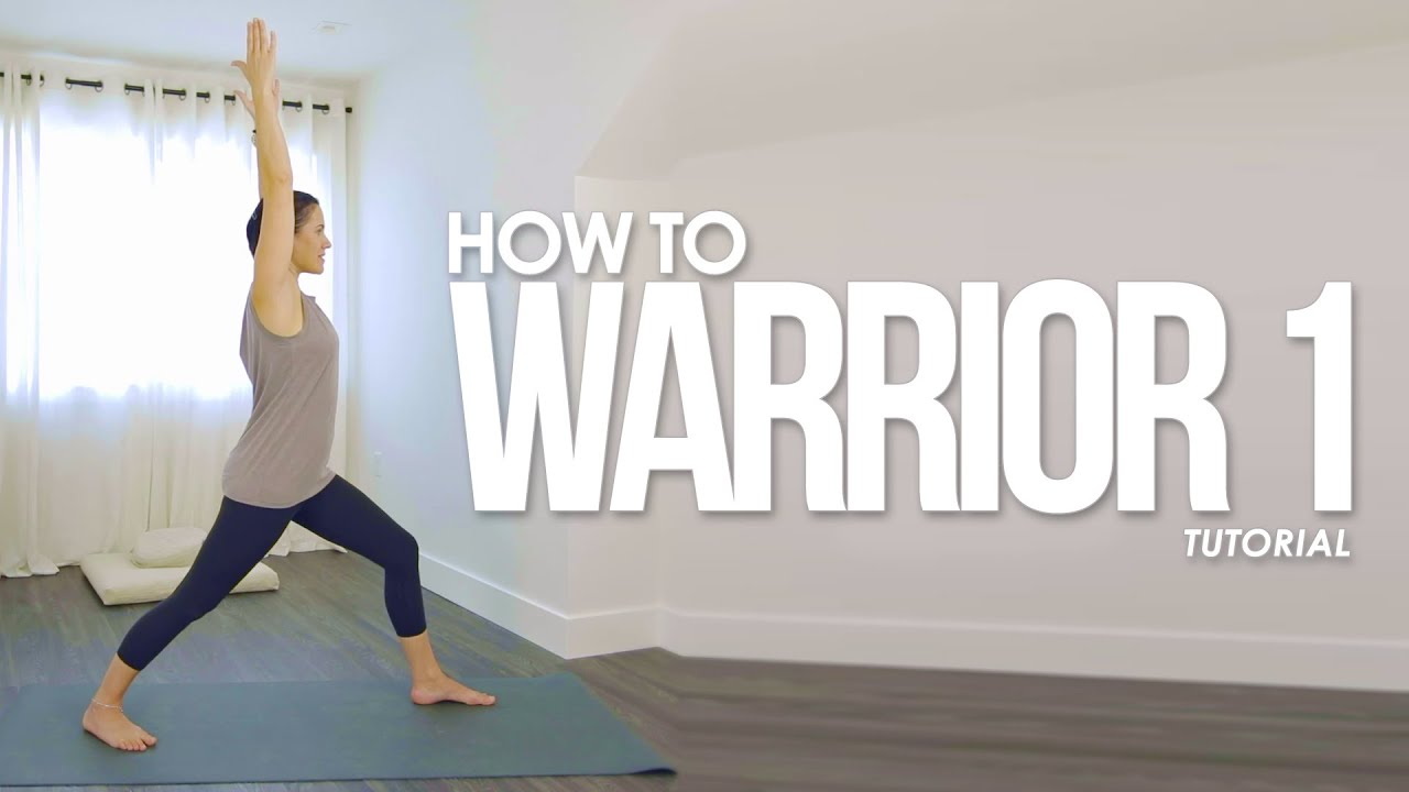 How To Warrior 1 Alignment Beginner Yoga Pose Guide Yoga Basics