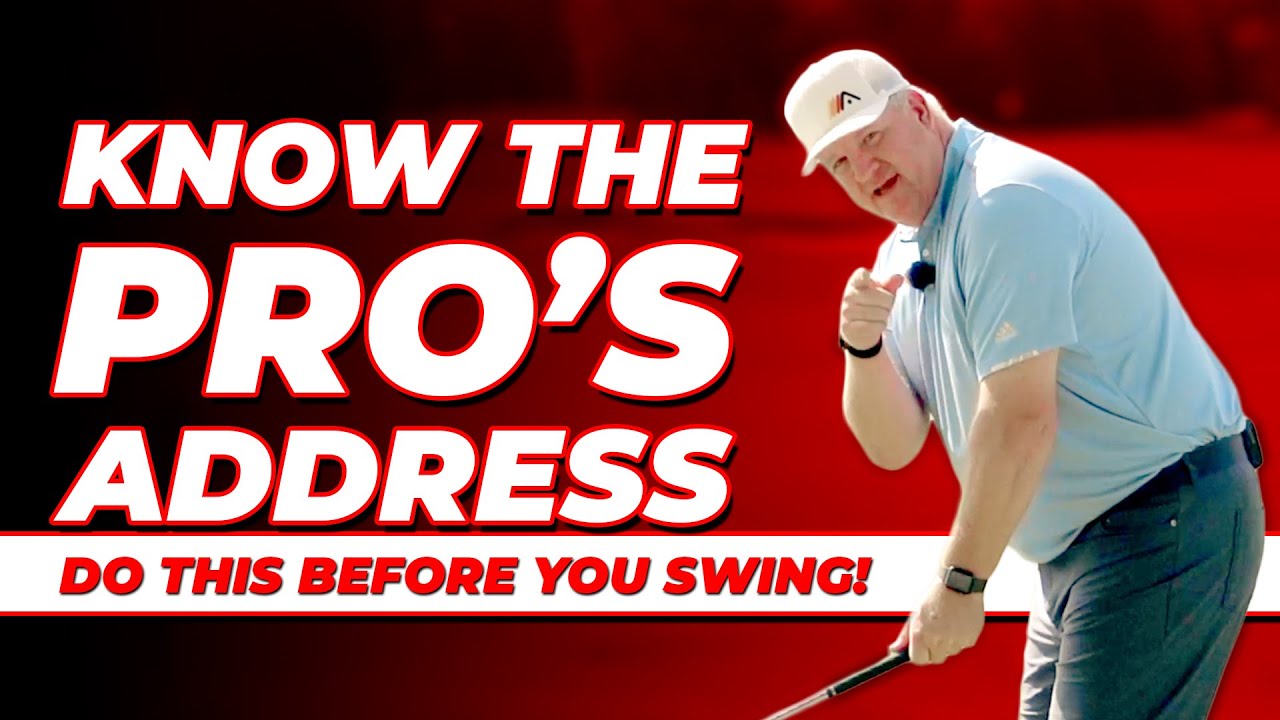Pros Vs Ams Golf Set Up And Addressing The Ball