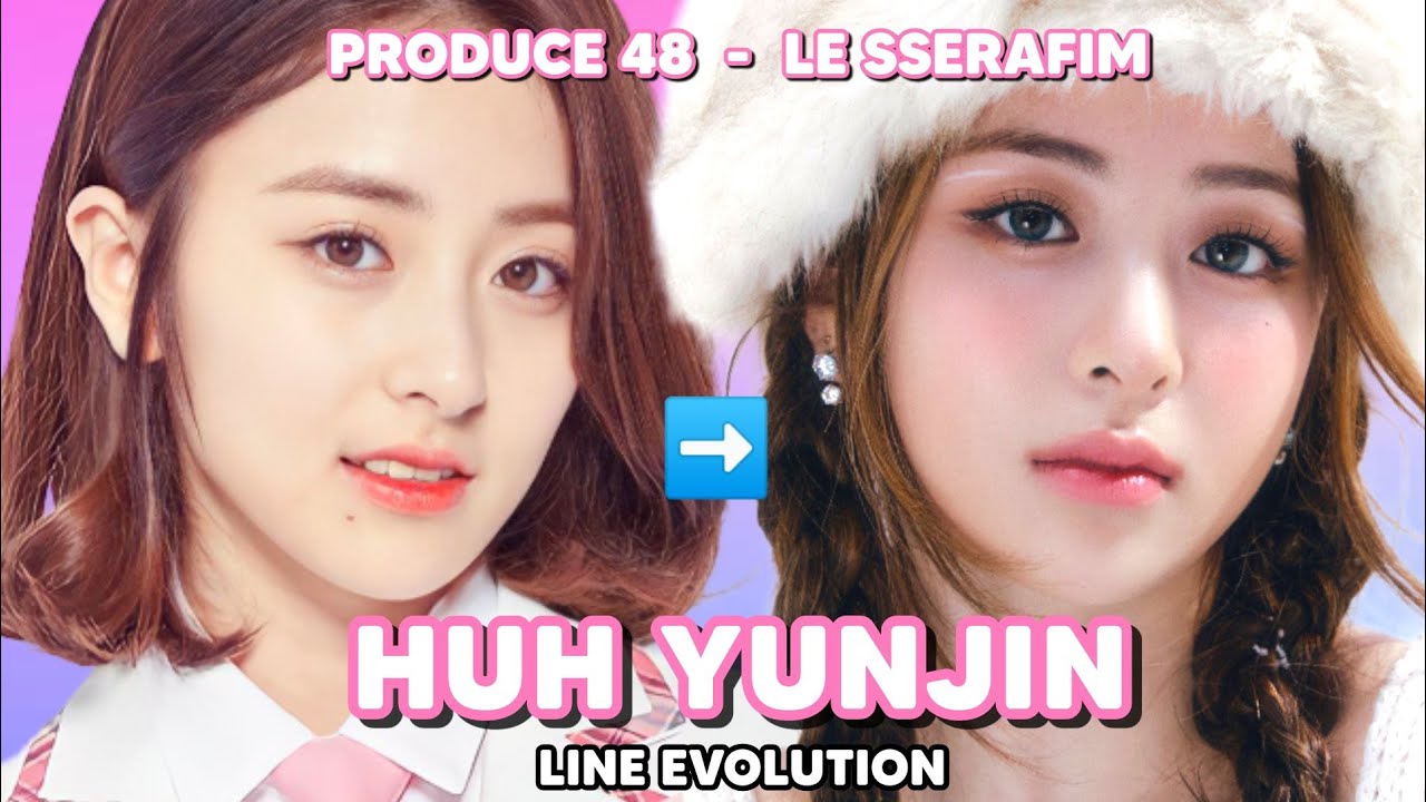 Huh Yunjin Line Evolution Produce 48 Le Sserafim Patreon