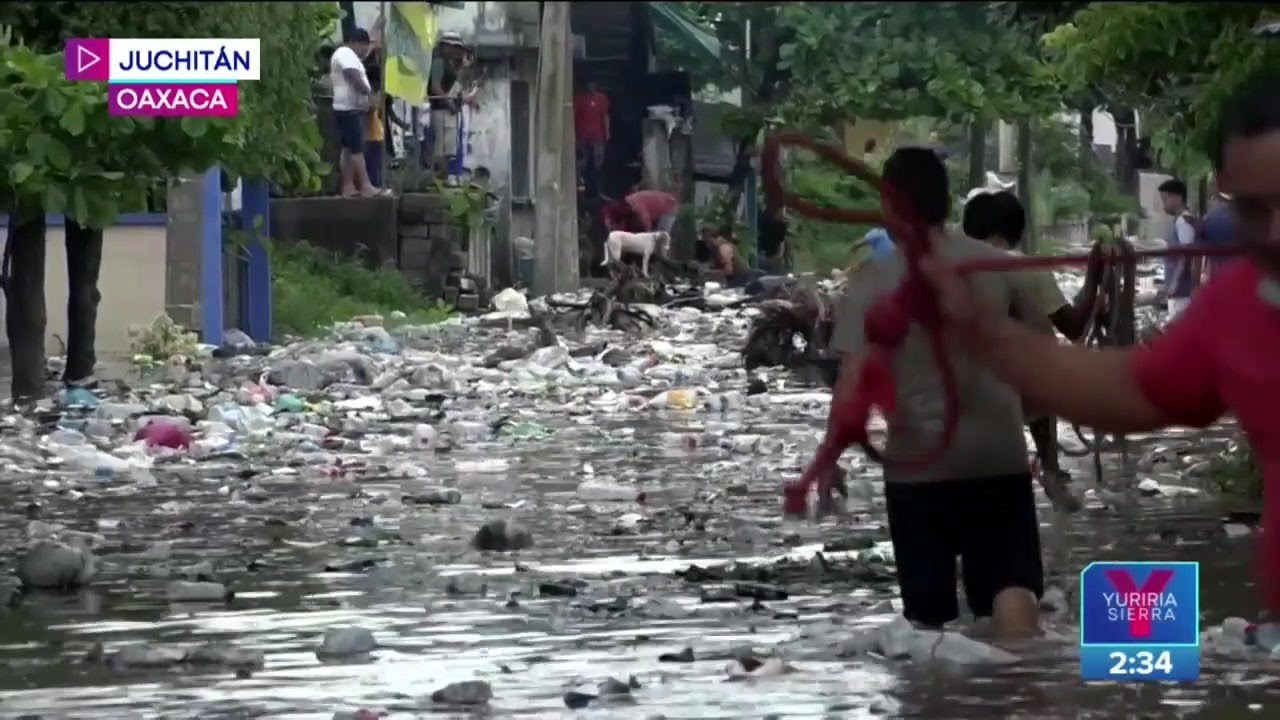Río Los Perros De Desborda Y Afecta A Más De Mil Viviendas En Juchitán