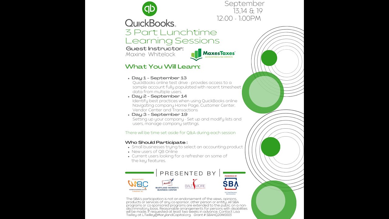 Quickbooks Part 3 Youtube
