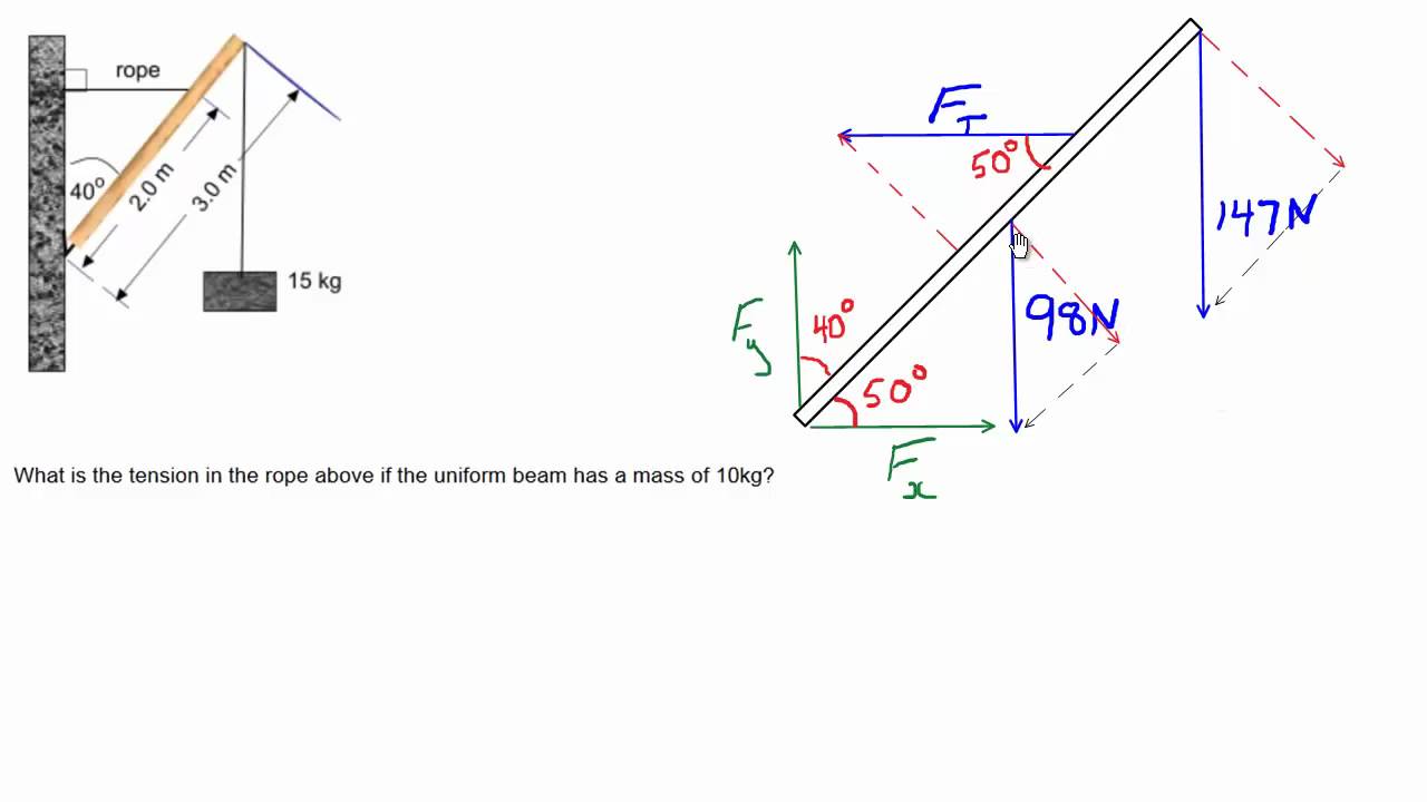 Statics Equilibrium 3d Problem Tctery