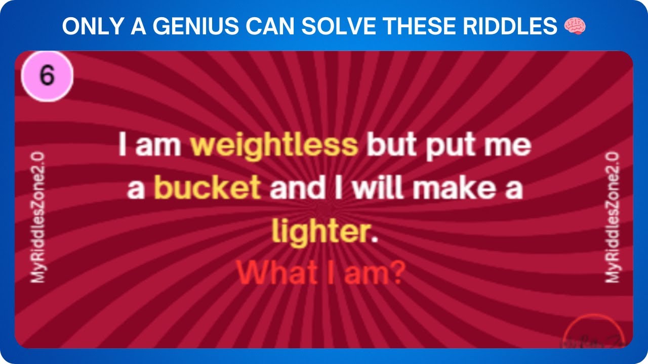 Only A Genius Can Solve These Riddles ёяза Brain Teasers Riddle Quiz ёязй