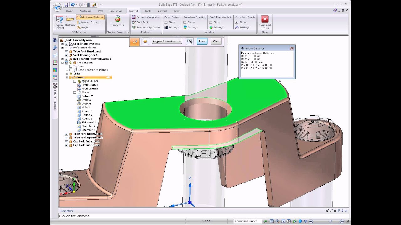 Solid Edge Ordered T O V Synchronous Technology Youtube