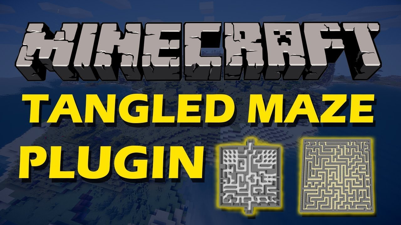 Create Random Customisable Mazes Minecraft With Tangled Maze Plugin