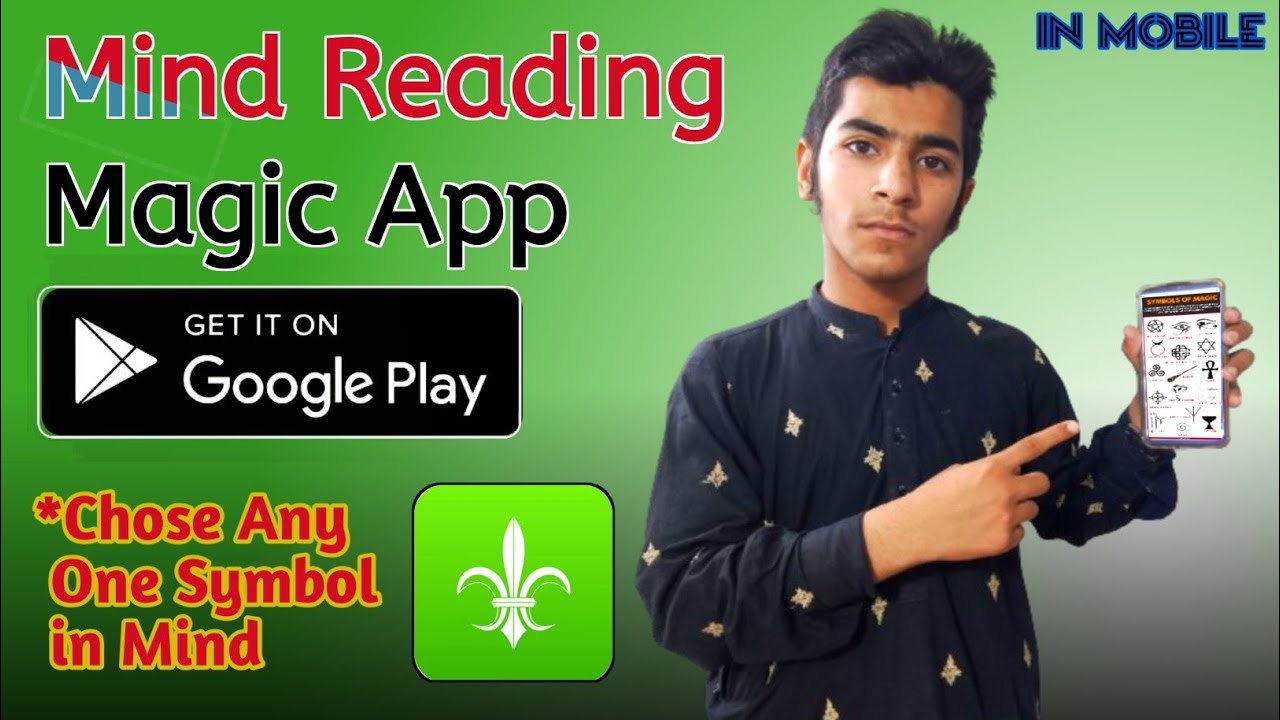 Mind Reading Magic App 0 To 99 Symbols Suck Any One Symbol The Magician