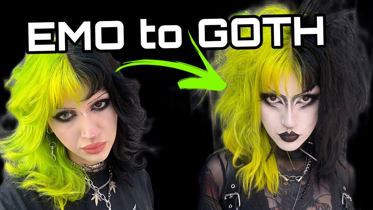 Trad Goth Transformation Youtube