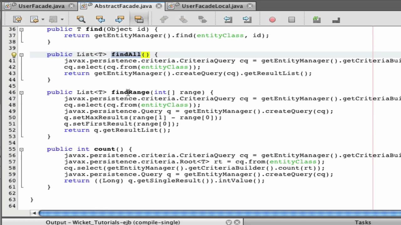 Entity Beans Jee Tutorial Youtube