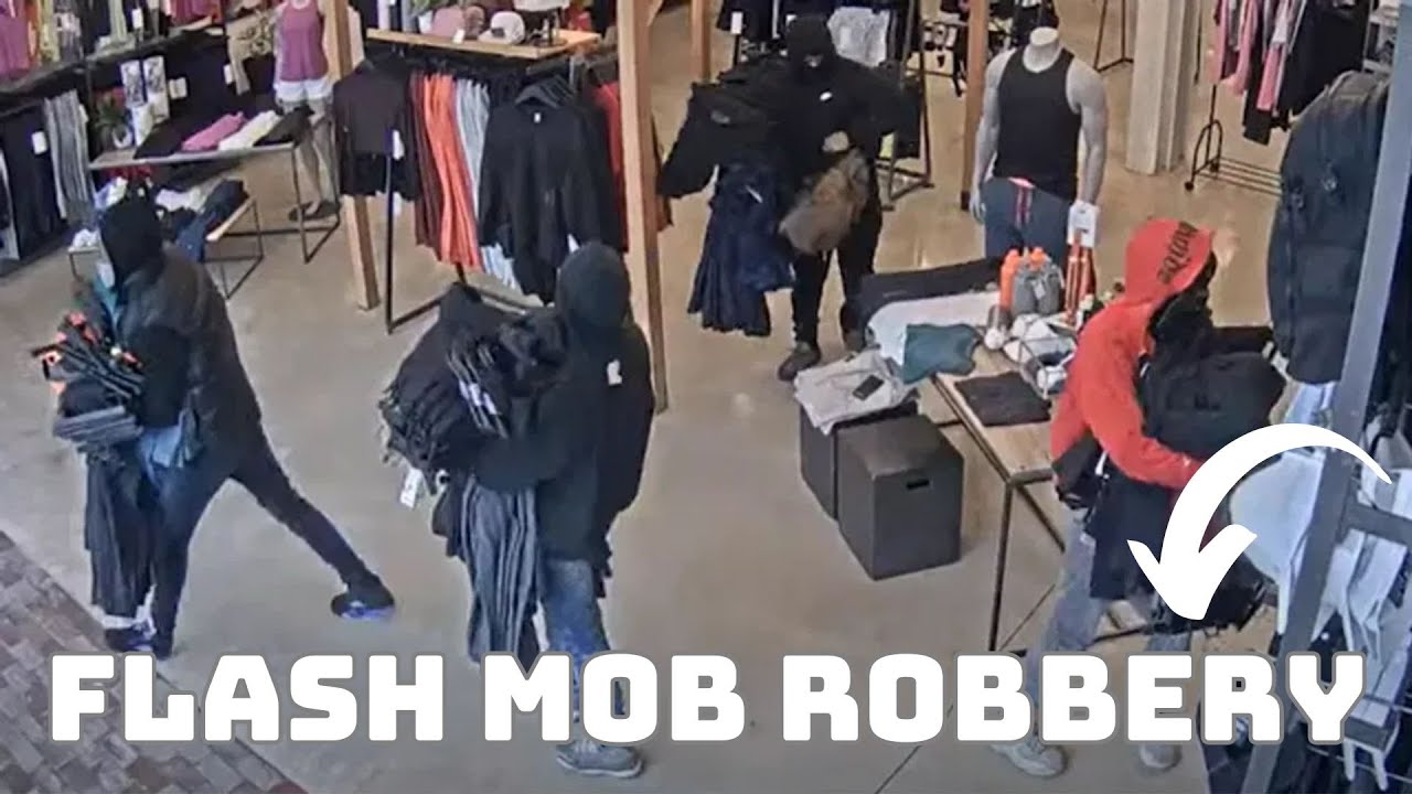How To Act During A Flash Mob Robbery Youtube