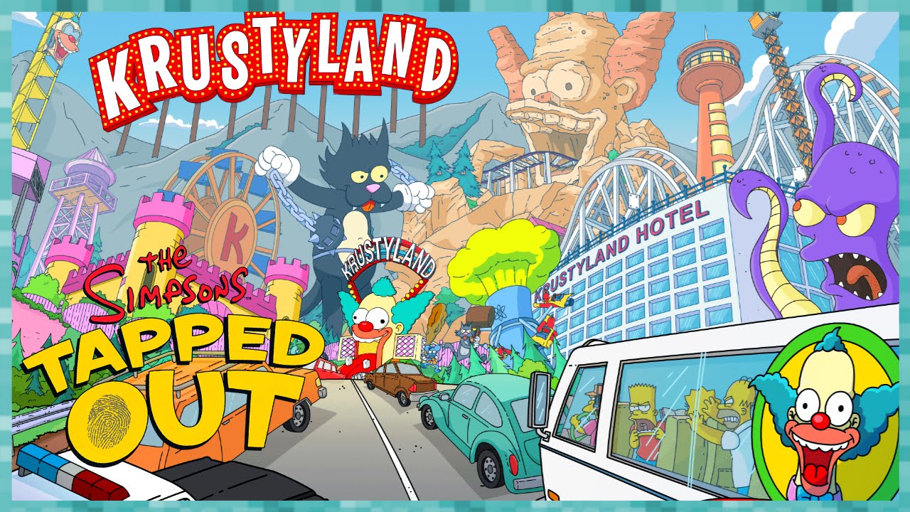 Jeu Simpson Krustyland Krustyland Tricks The Simpsons Tapped