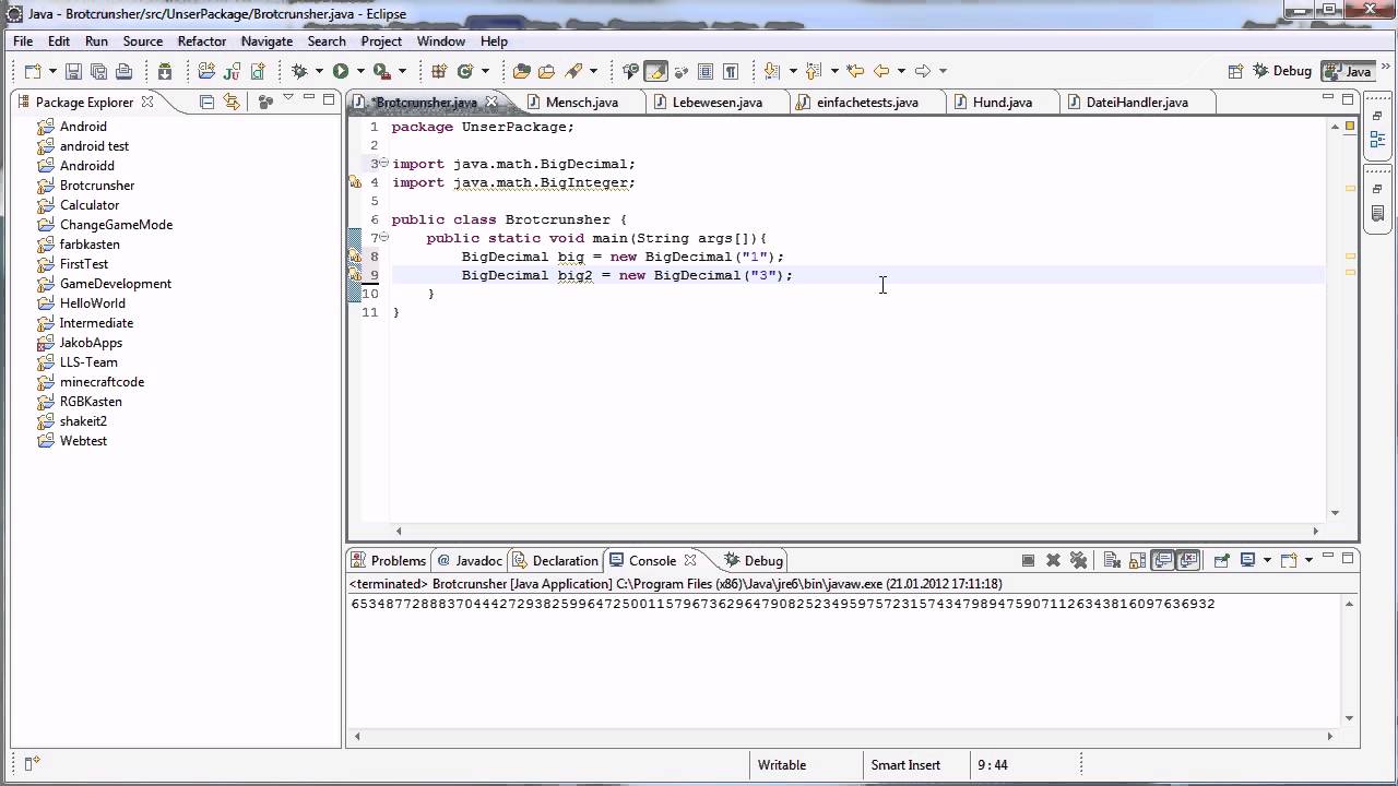 Java Tutorial 61 Bigdecimal Youtube
