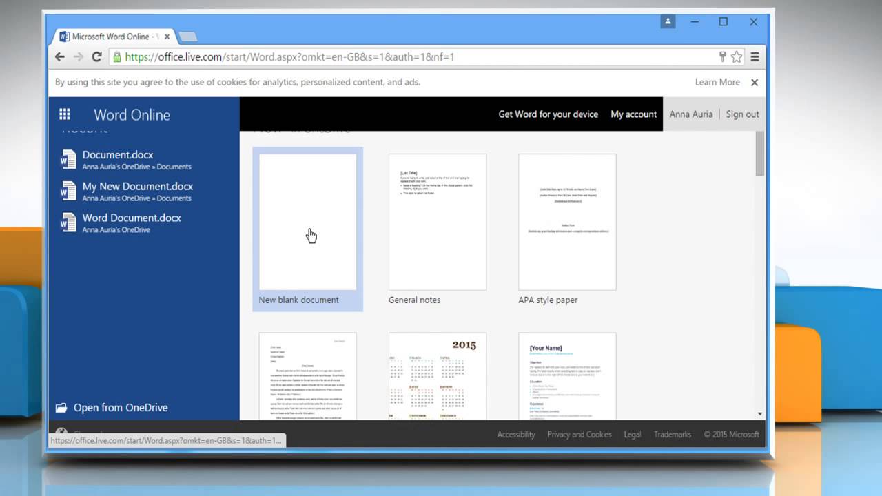 How To Use Microsoft Word Online Tutorial Part 1 Youtube